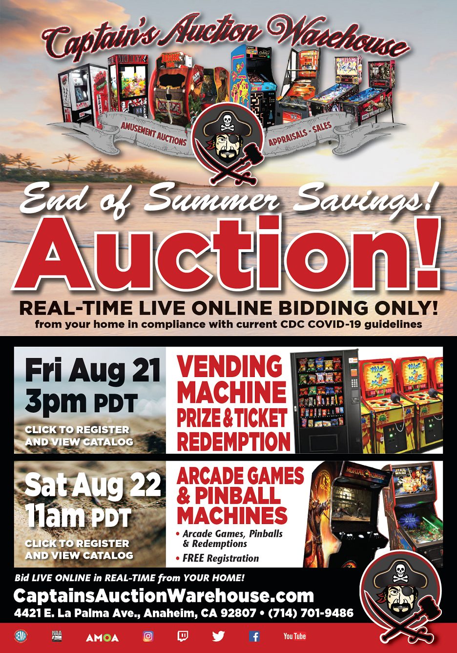 Captain’s Auction Warehouse – End of Summer Savings! - Captain’s ...