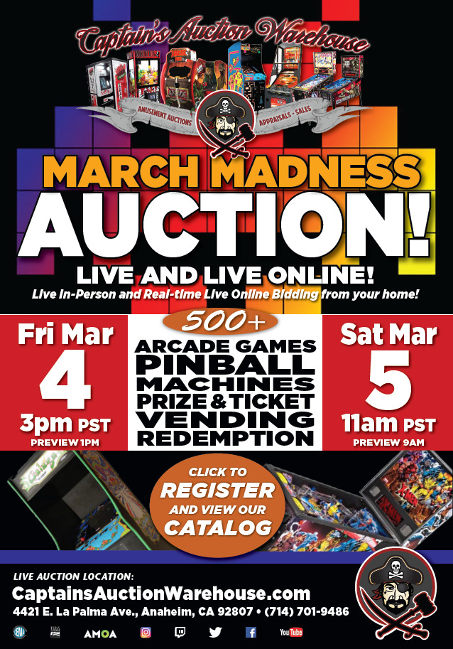 Captain’s Auction Warehouse – March Madness Auction! - Captain’s ...